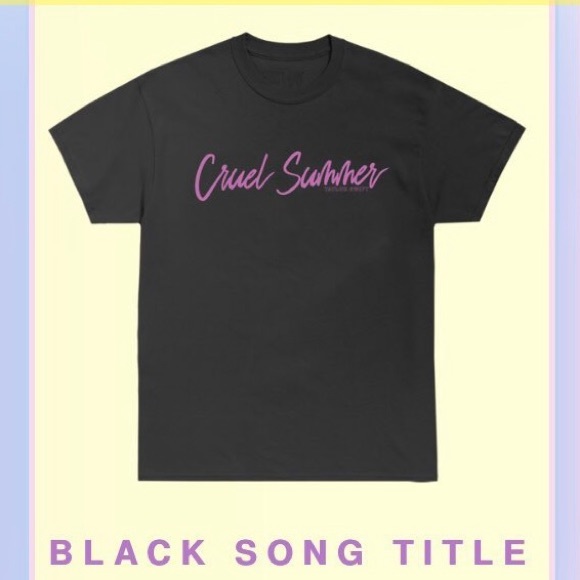 Taylor Swift | Tops | Taylor Swift Cruel Summer T Shirt | Poshmark